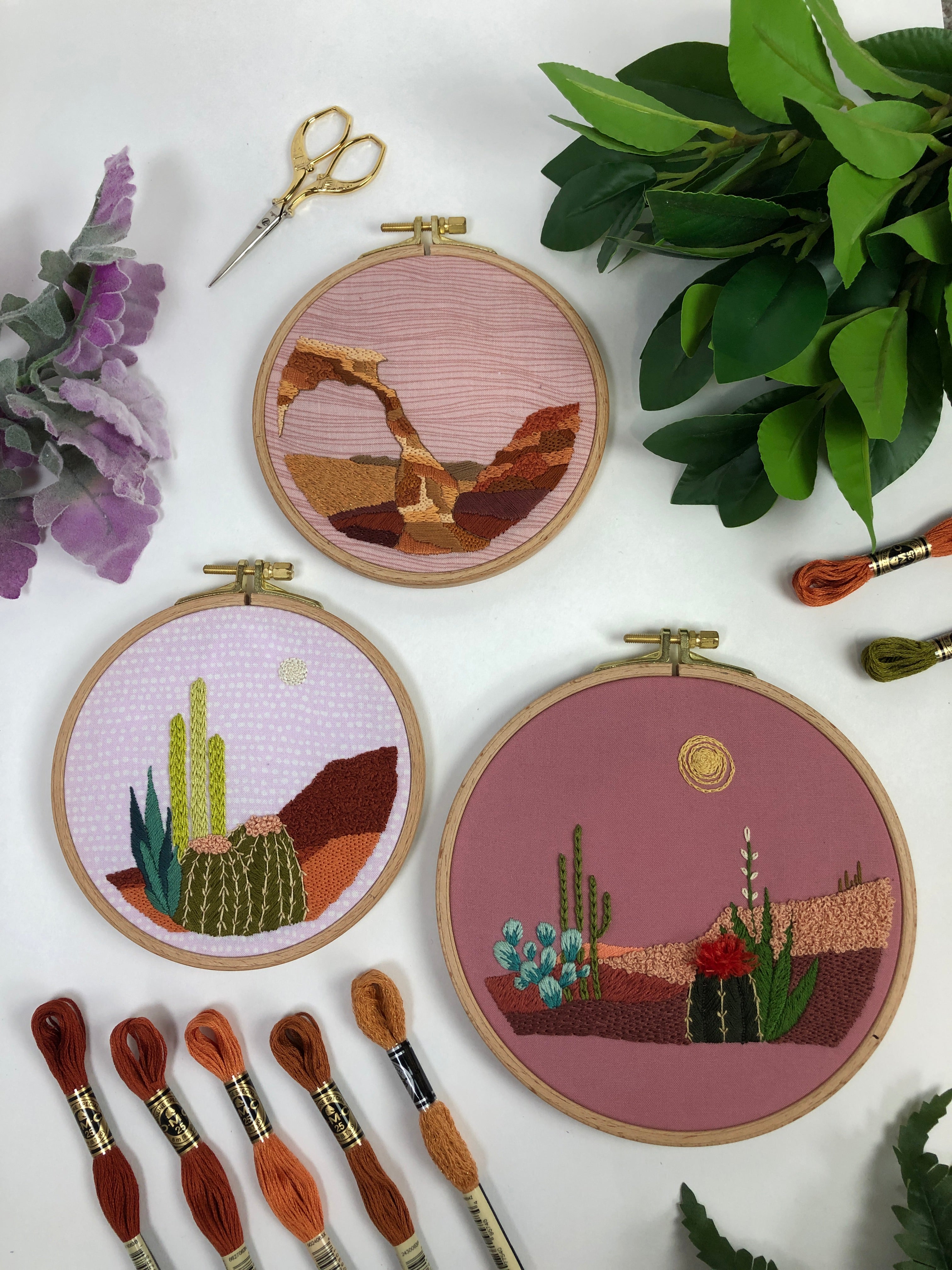 How to Embroider Texture and Pattern- Hand Embroidery DIY Book – MCreativeJ