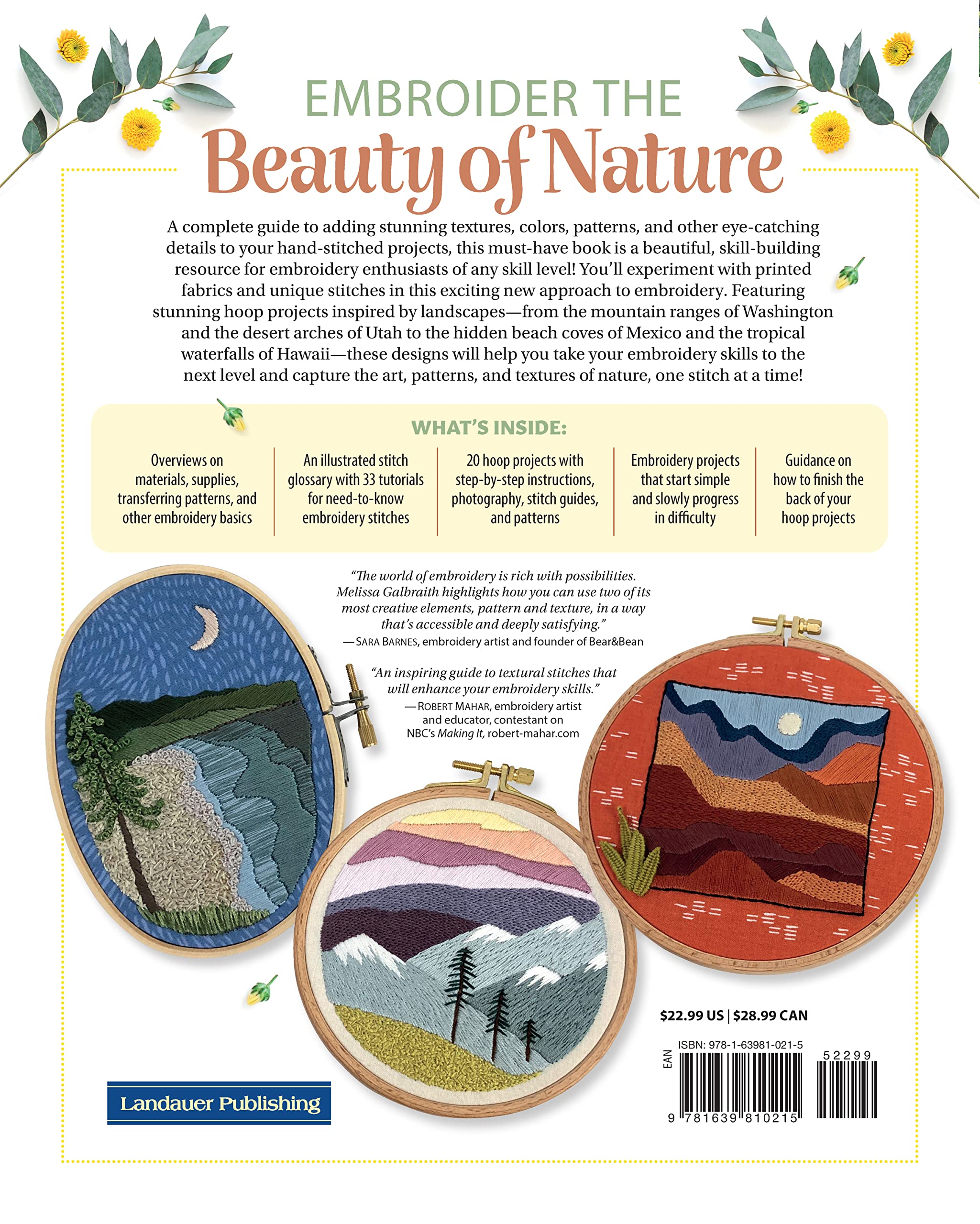 How to Embroider Texture and Pattern- Hand Embroidery DIY Book – MCreativeJ