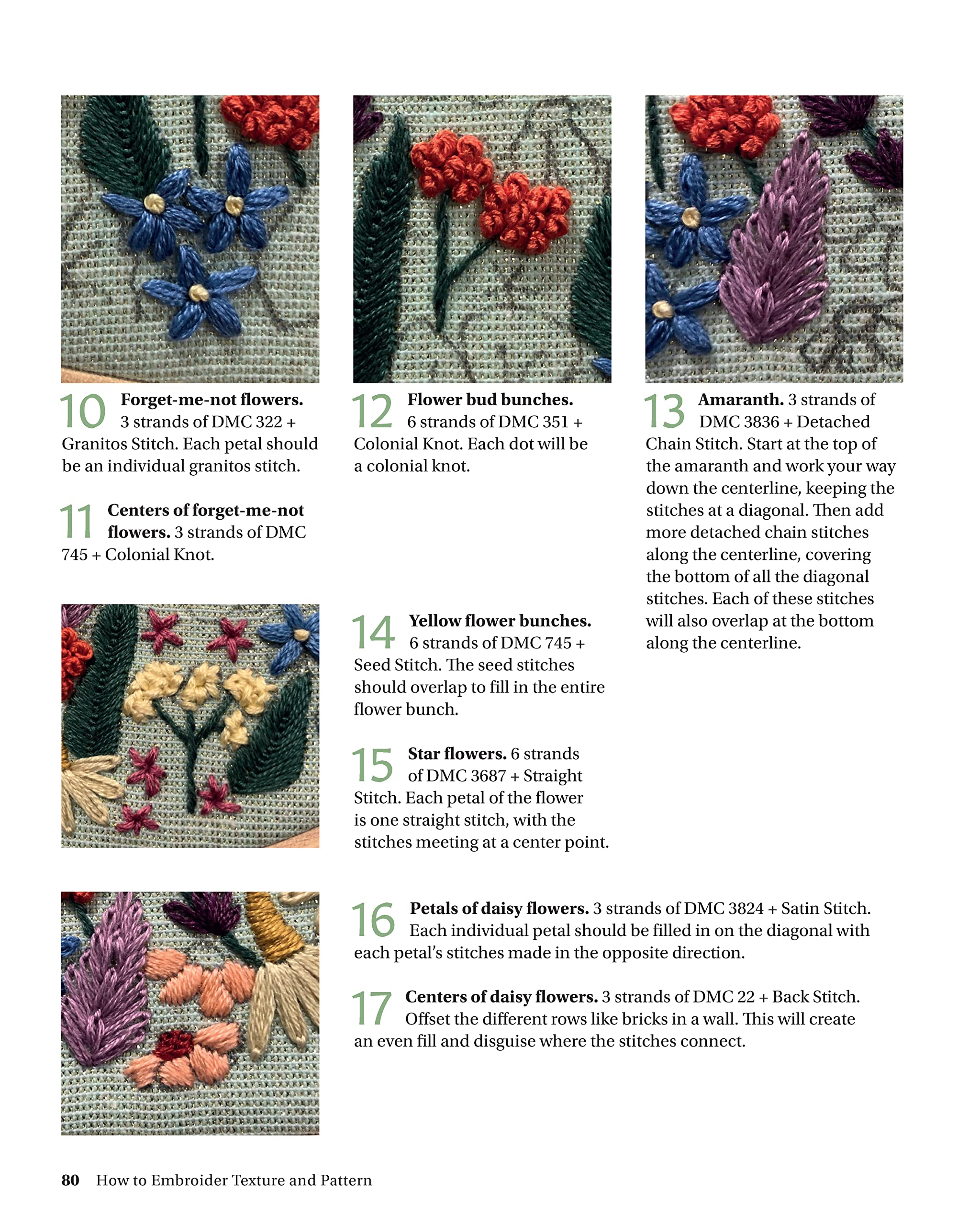 How to Embroider Texture and Pattern- Hand Embroidery DIY Book – MCreativeJ