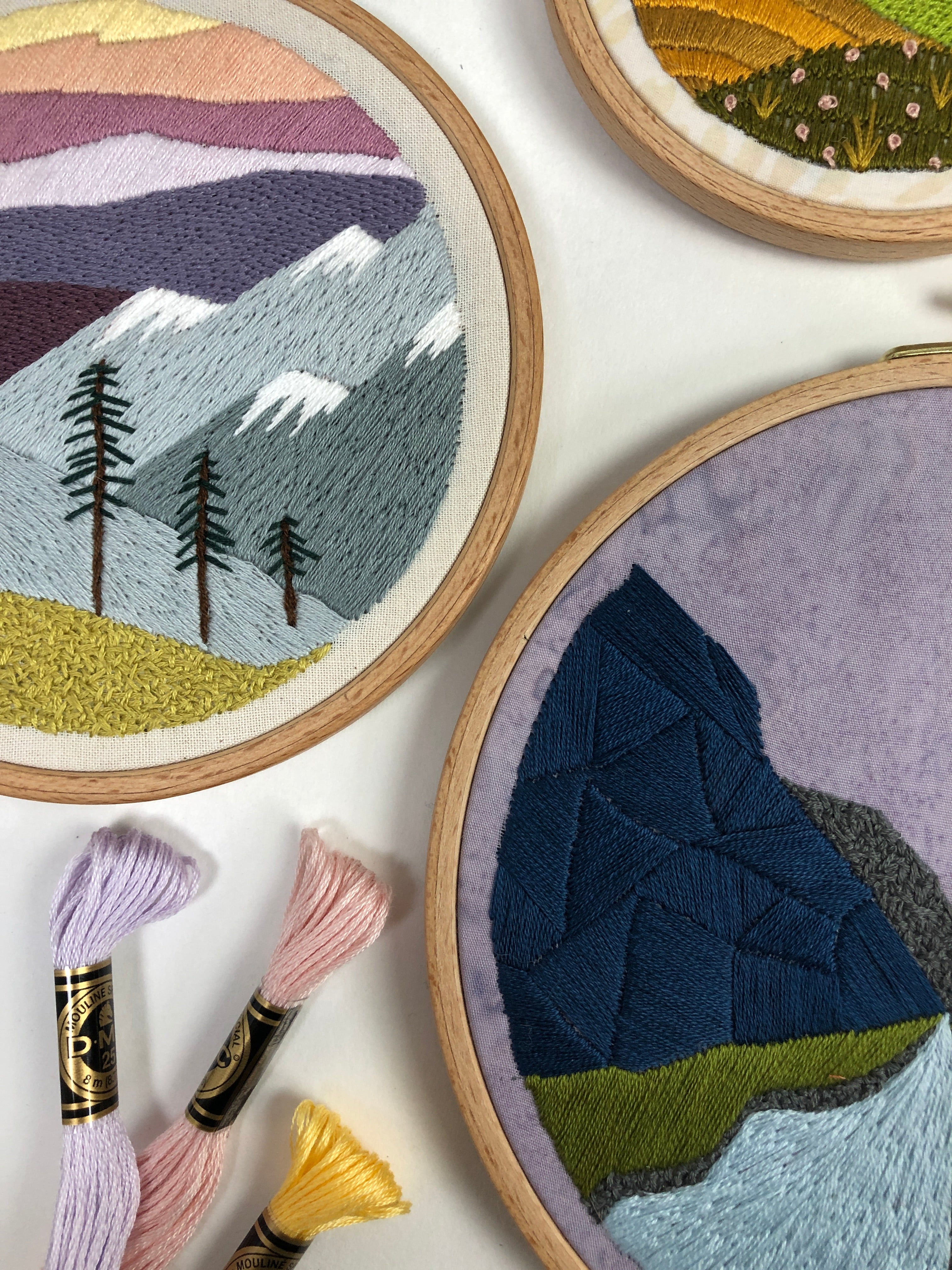How to Embroider Texture and Pattern- Hand Embroidery DIY Book – MCreativeJ