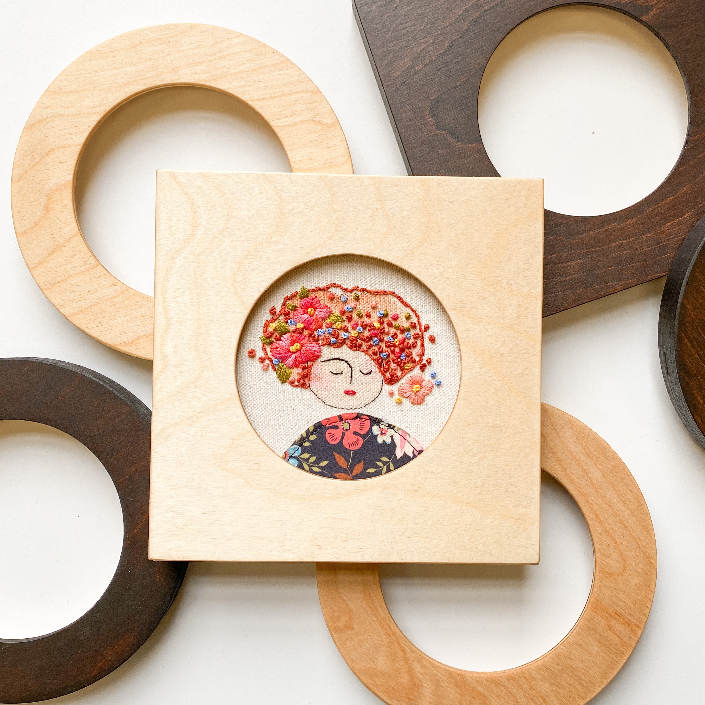 Square Frames - Embroidery Hoop Display Frames for Finishing – MCreativeJ