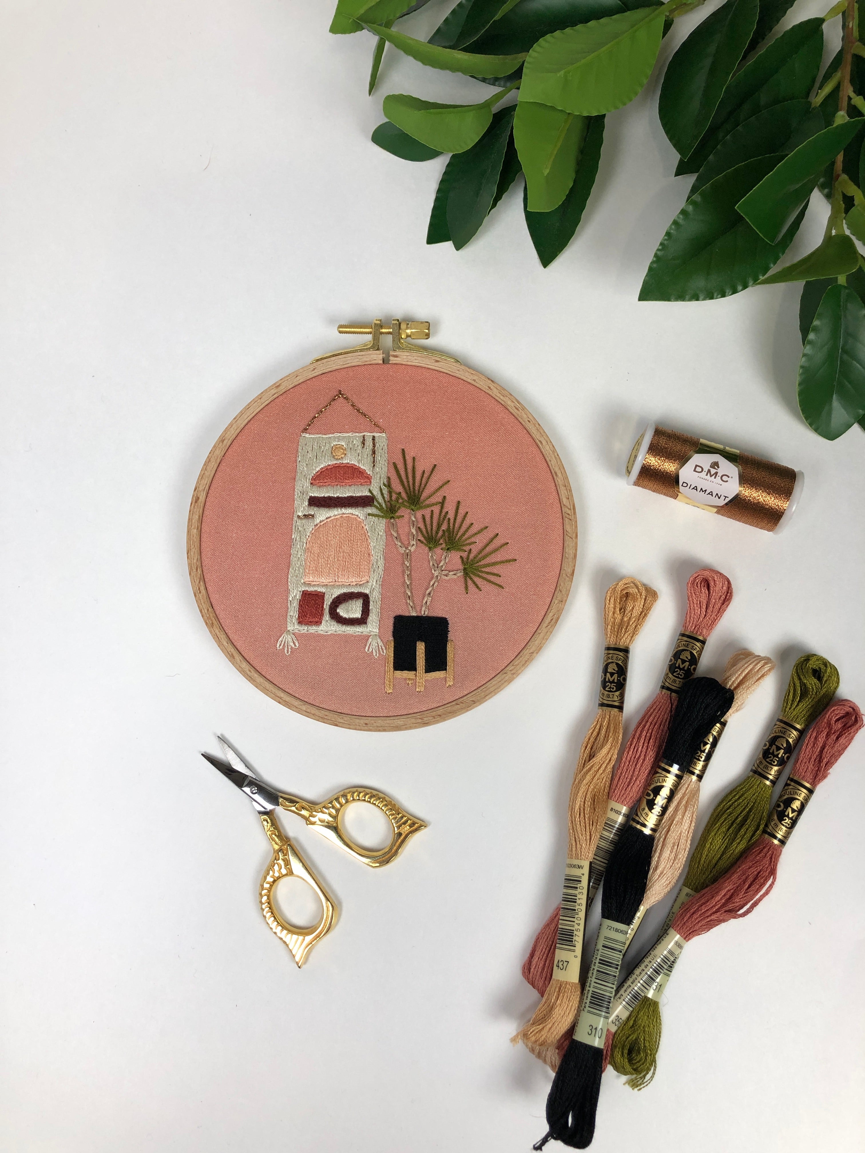 Modern Boho - Beginner Hand Embroidery Pattern PDF – MCreativeJ